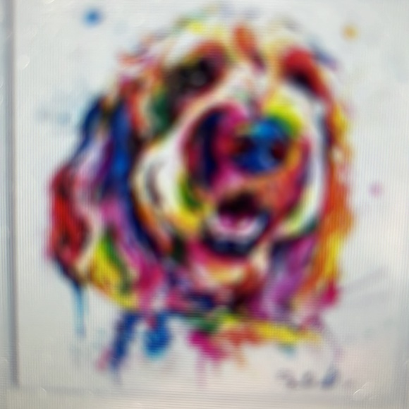 Dastash | Tops | Colorful English Bulldog Splatter Tshirt Dog Dogs ...